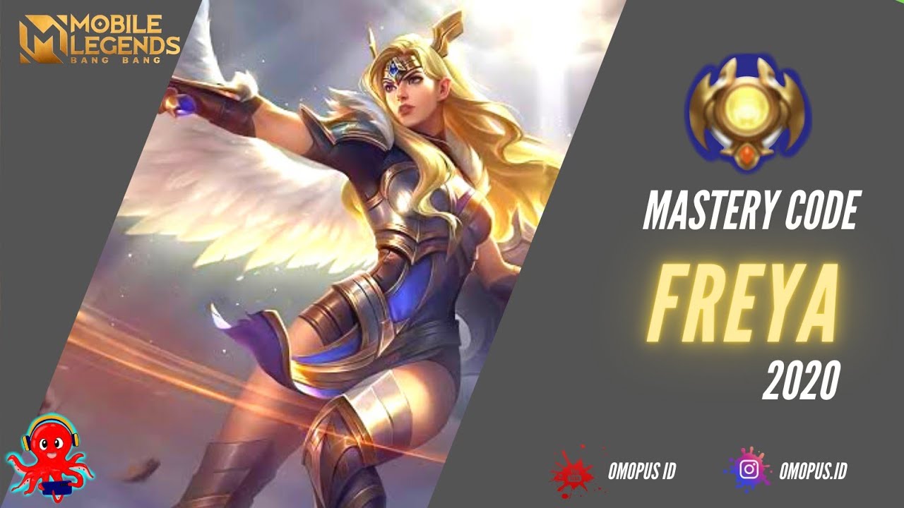 FREYA Mastery Code Mobile Legends - YouTube