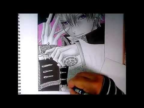 Speed Drawing - KIryuu Zero (vampire Knight) - YouTube