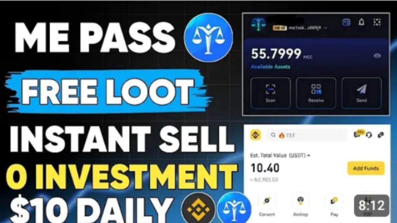 MEC Token Airdrop Full Overview || How to Earn MEC token in ME pass l Me pass token price - YouTube