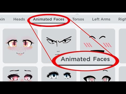 ANIMATED FACES in roblox tutorial - YouTube