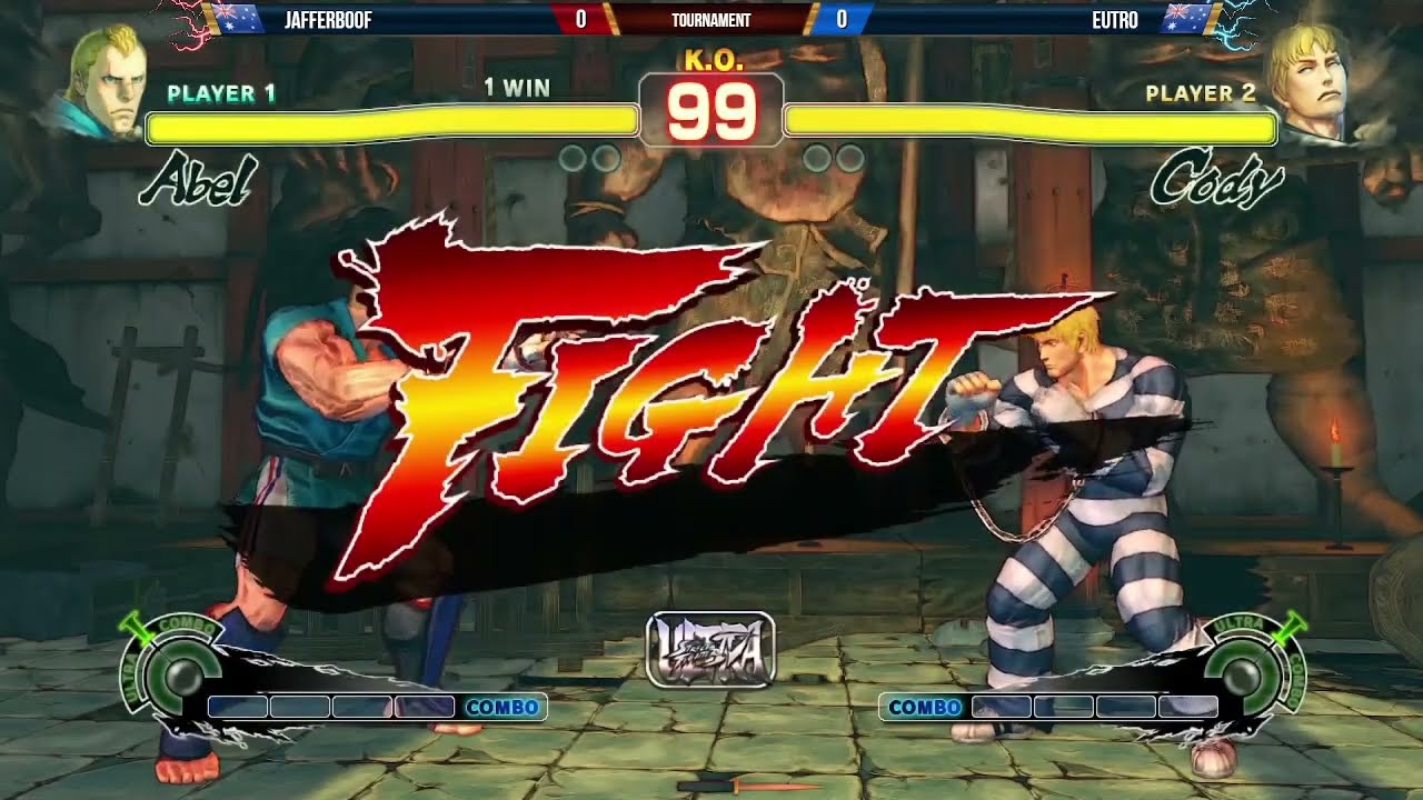 07 Jafferboof (Abel) vs Eutro (Cody) - USF4 - Reload September - YouTube