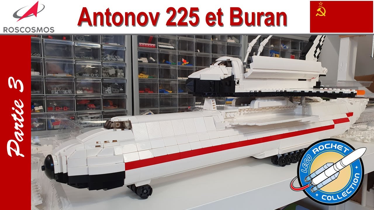Antonov 225 Mriya et Buran - Partie 3 - 1:110 - Lego Rocket Collection ...