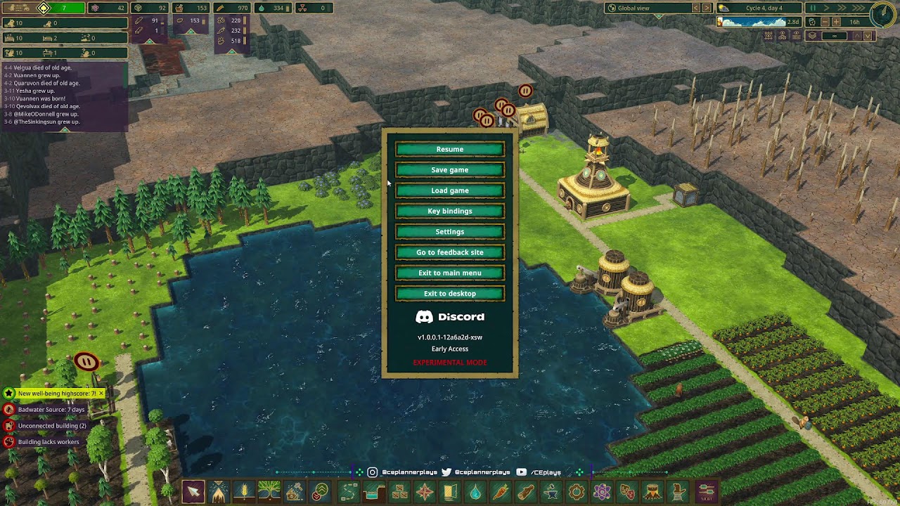 Playing New OASIS Map in Timberborn 1.0 - Aquifer?? - YouTube