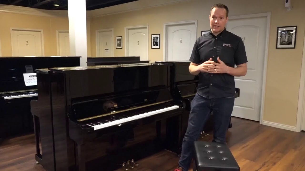 1989 Kawai BS2A Polished Ebony #1933398 - YouTube