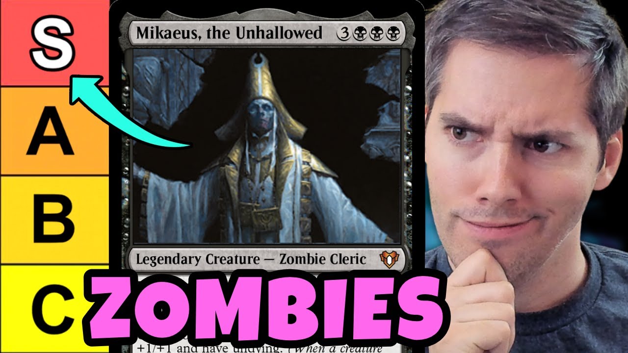 1 Hour of Ranking Zombie Cards on a Tier List | Magic: The Gathering ...
