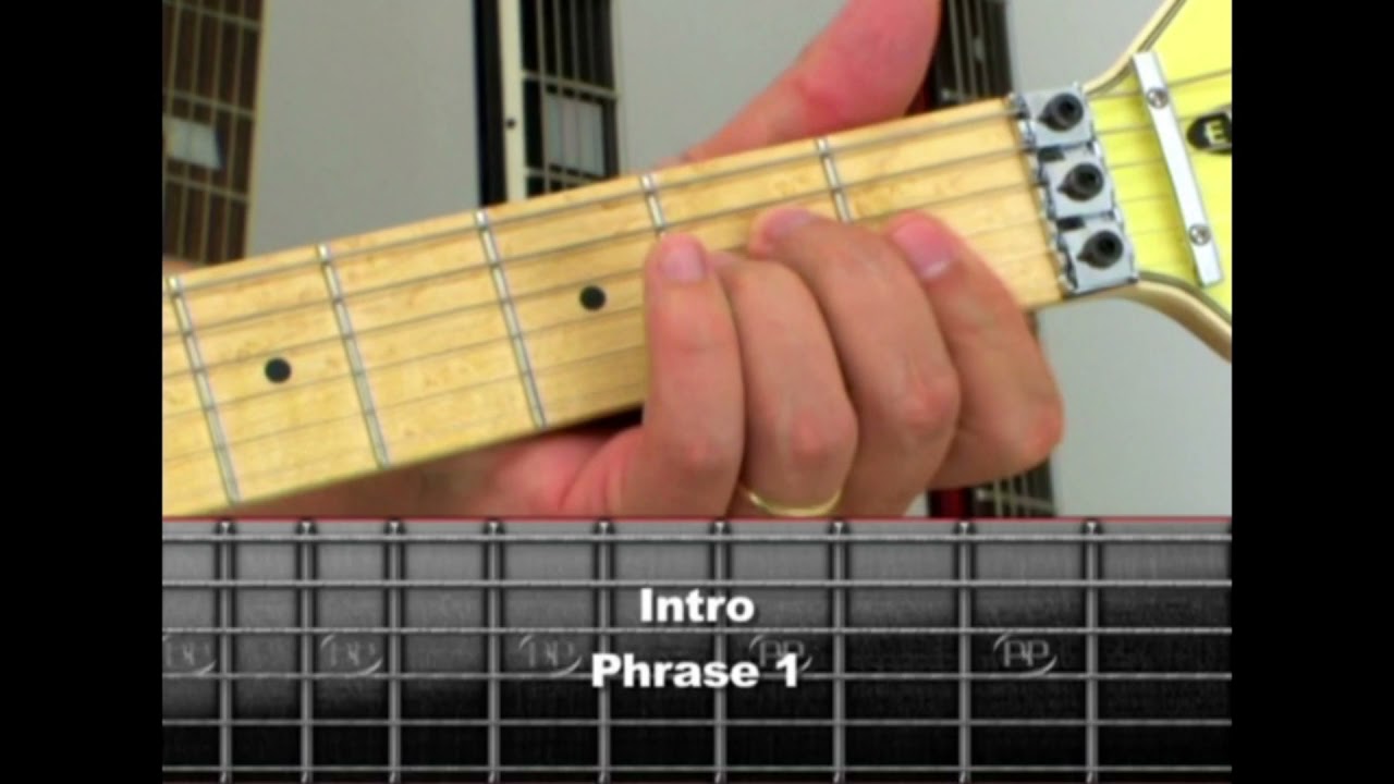 EASY VAN HALEN Guitar Lessons - Aint Talkin' Bout Love main riff with ...