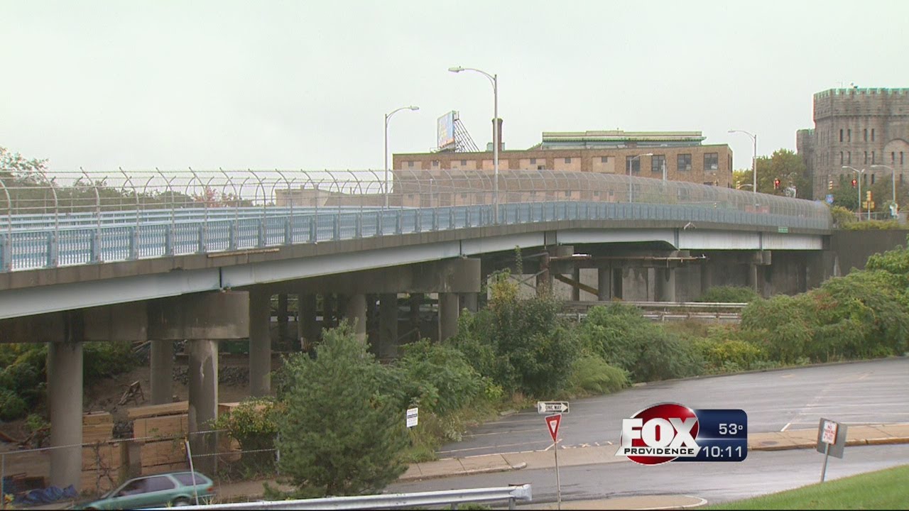 Construction begins on the Milliken Blvd Bridge in Fall River - YouTube