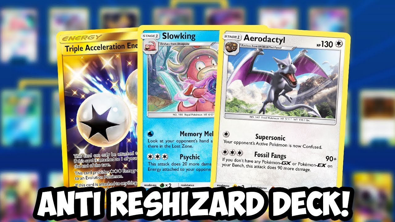 Anti ReshiZard! Aerodactyl/Slowking/Malamar Deck! Unbroken Bonds PTCGO ...