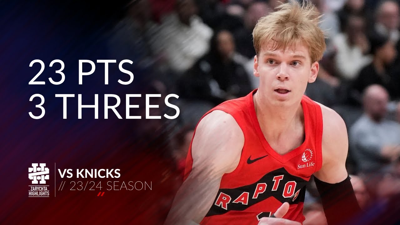 Gradey Dick 23 pts 3 threes vs Knicks 23/24 season - YouTube