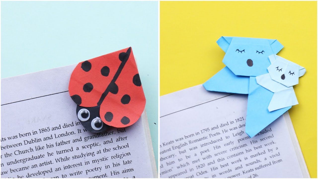 How to Make Easy DIY Paper Animal Bookmarks - Easy Origami Paper Animal ...