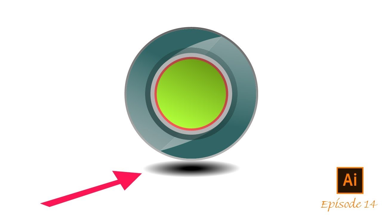 Cara Mudah Membuat Realistic Shadow di Illustrator - YouTube