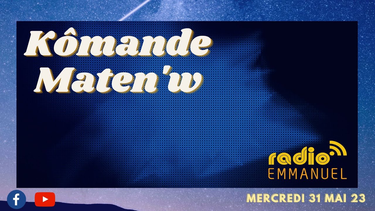KÔMANDE MATEN'W (RADIO EMMANUEL) Past P.B. Roche - YouTube