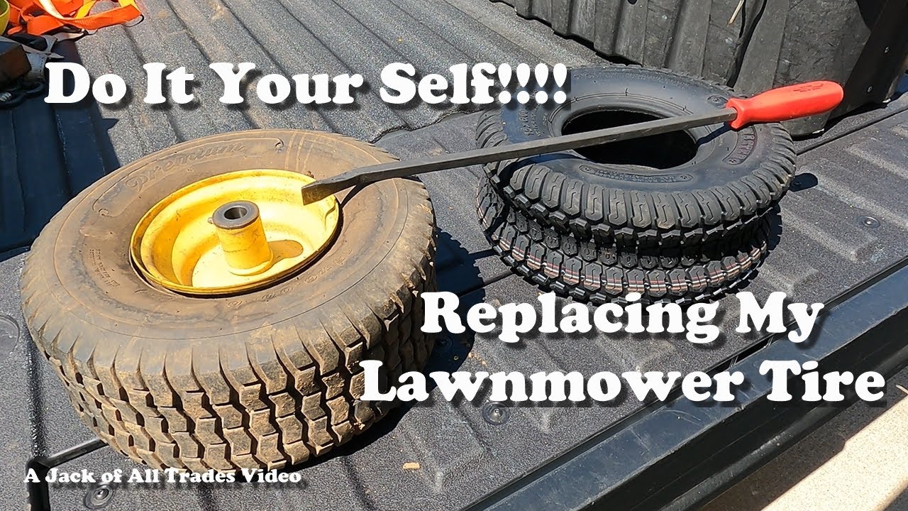 How To: Do It Yourself. Replacing a Lawn Mower Tire. I love a challenge ...