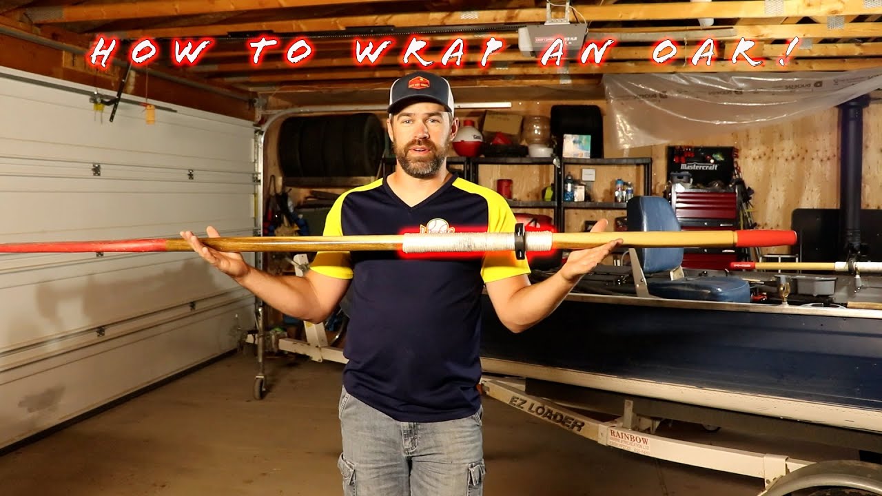 How Re-Wrap An Oar Step By Step - YouTube