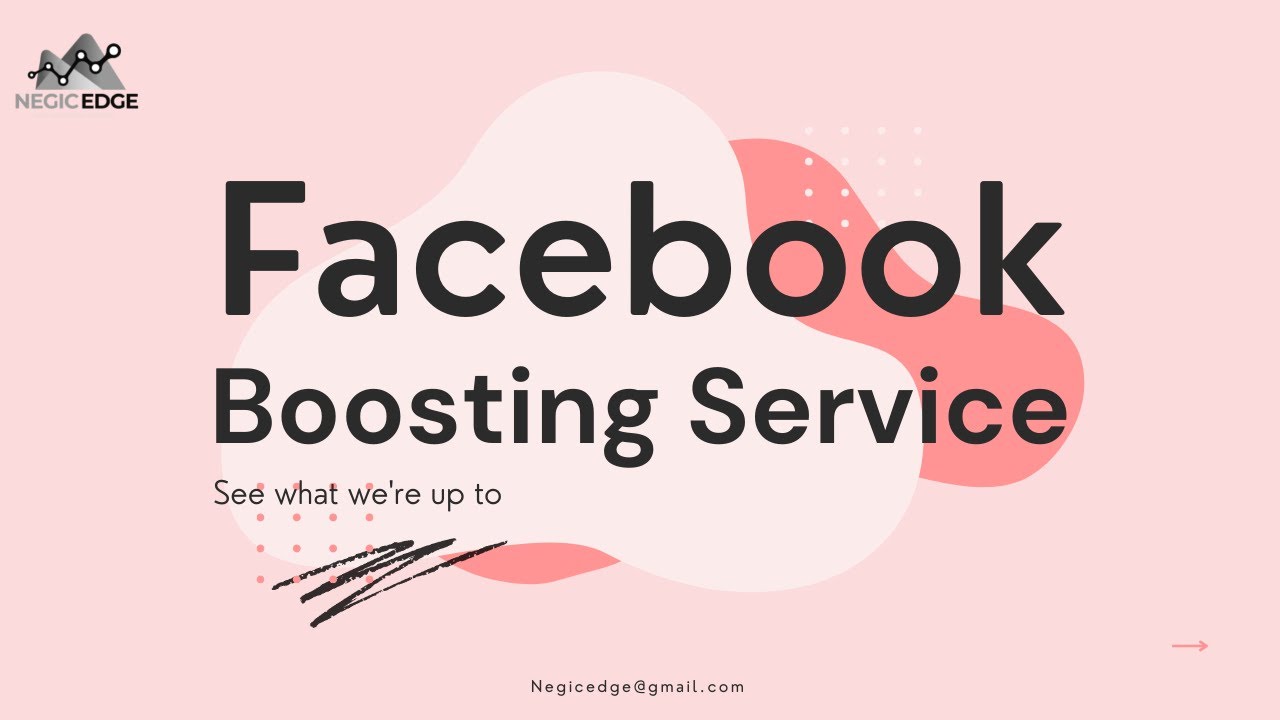 Facebook Boosting Service : Negic Edge : Technegic : 4K - YouTube