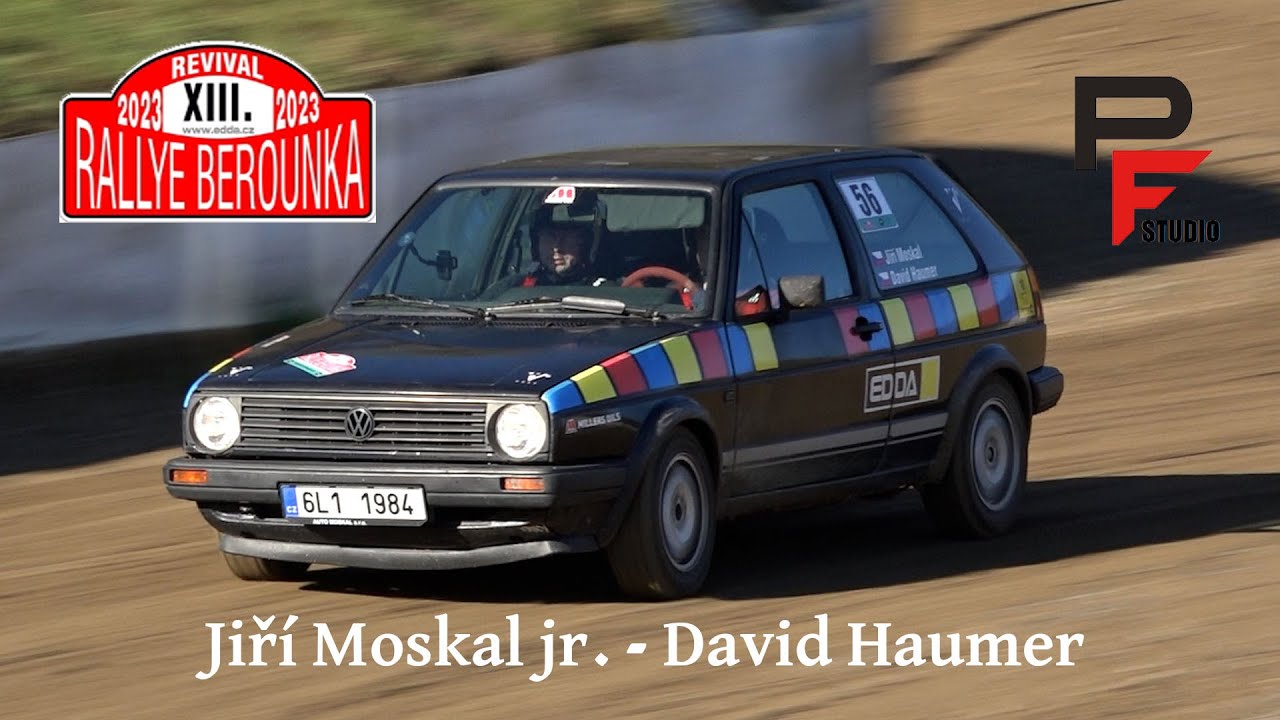 Jiří Moskal jr. - David Haumer - VW Golf II - XIII. Rally Berounka ...