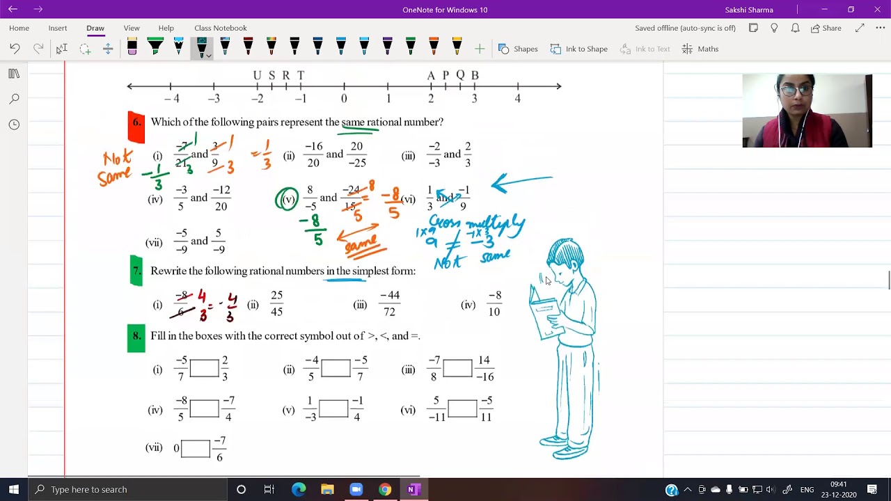 Class VII~NCERT~Ch 9~RATIONAL NUMBERS [Part II] - YouTube
