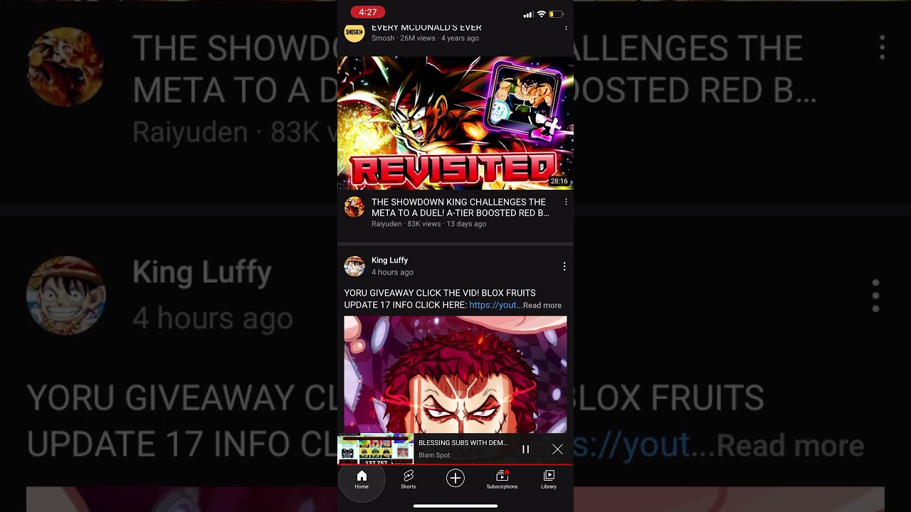 Blam spot caught in 4k click baiting - YouTube