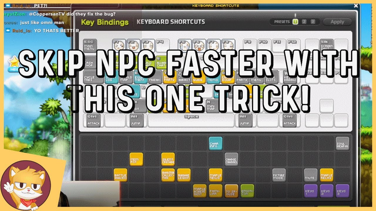 Skip Dialogue Faster With This Trick! | MapleStory | Coppersan Clips ...