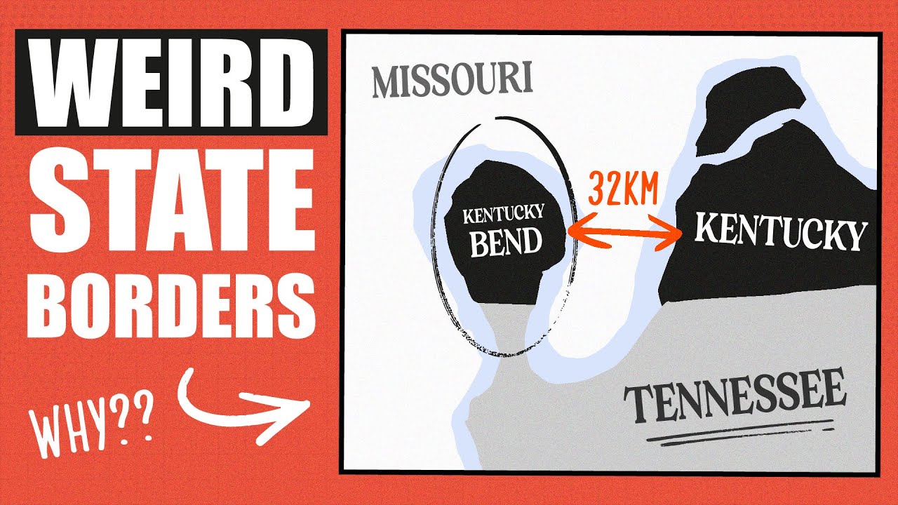 The WEIRDEST Borders Between U.S. States - YouTube