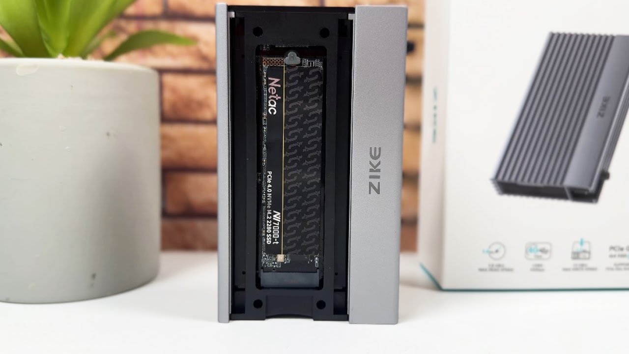 ZIKEDRIVE Z666... ESTA CASE PARA SSD NVE M.2 ES UNA AUTÉNTICA LOCURA... - YouTube