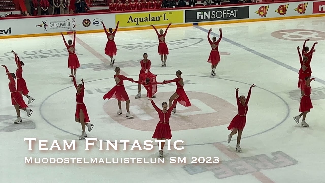 Team Fintastic 🥇 Free Skating #MLSM23 #synchronizedskating - YouTube