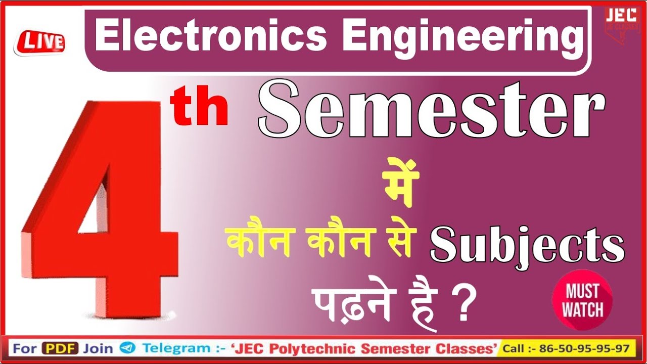 UPBTE 4th Semester Electronics Engineering में कौन कौन से Subject पढ़ने है || Diploma 4th Sem ...