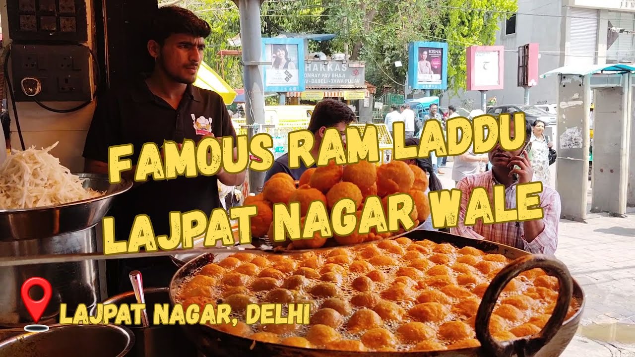 Ram Laddu Corner 😋 Delhi Street Food Magic in Lajpat Nagar |# ...