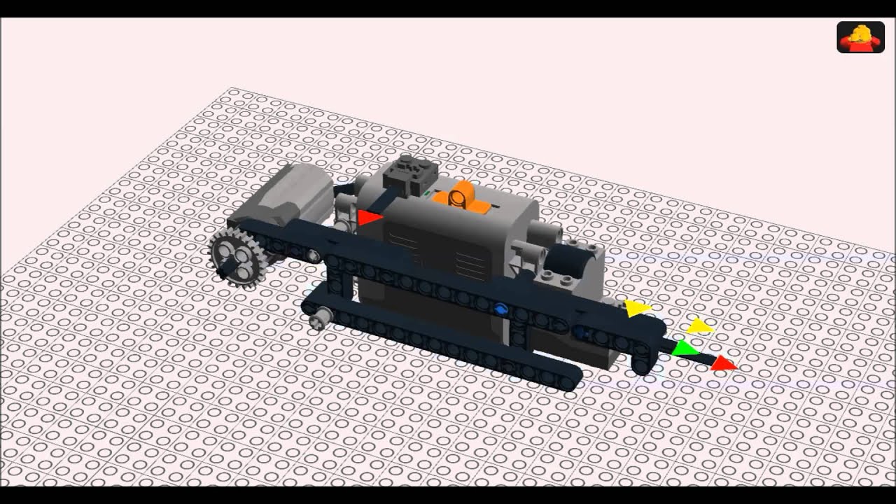 LEGO Technic Small Suspended Tank Chassis Building Instructions - YouTube