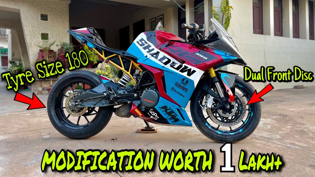 Best Modified KTM RC 390 in INDIA | Modification Costs 1Lakh+ 😱| Only 1 ...