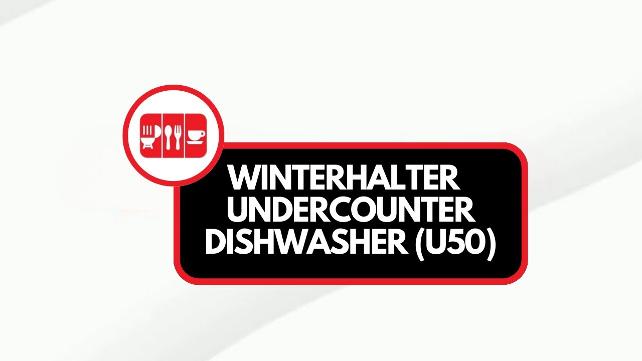 WINTERHALTER U50 - UNDERCOUTER DISHWASHER - YouTube