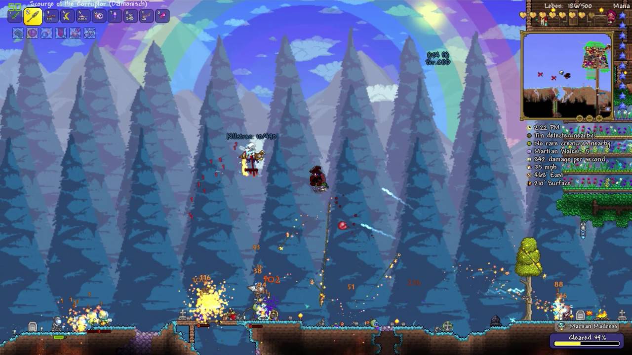 Let's Play Terraria Season 2 #049 Die erste Alien Invasion - Deutsch ...