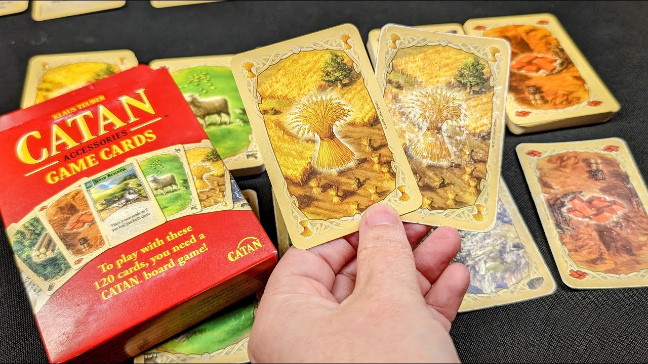Replace Your Old Catan Cards With These! - YouTube