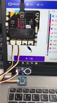 microbit grove gesture sensor 手勢感應器 - YouTube