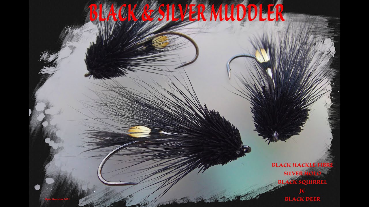 FLY TYING BLACK AND SILVER SEATROUT MUDDLER WITH RYAN HOUSTON - YouTube