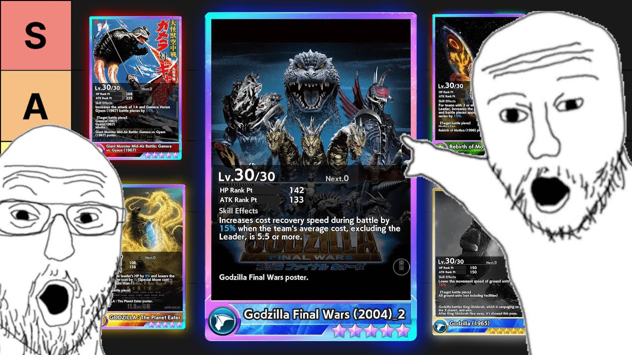 Season 43 Battle Memory/Card Tier List | Godzilla Battle Line - YouTube