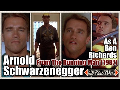 Arnold Schwarzenegger As A Ben Richards From The Running Man (1987 ...