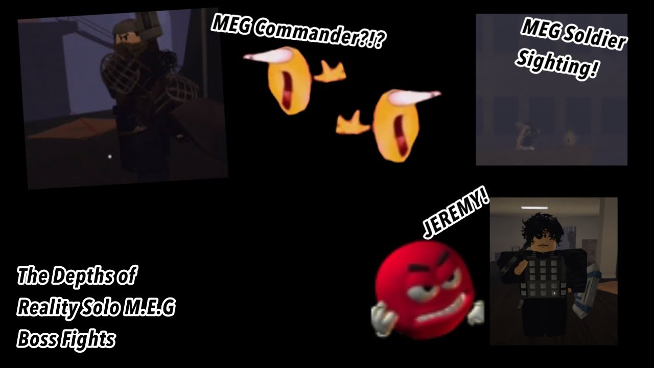 Roblox // The Depths of Reality // M.E.G solo boss fights - YouTube
