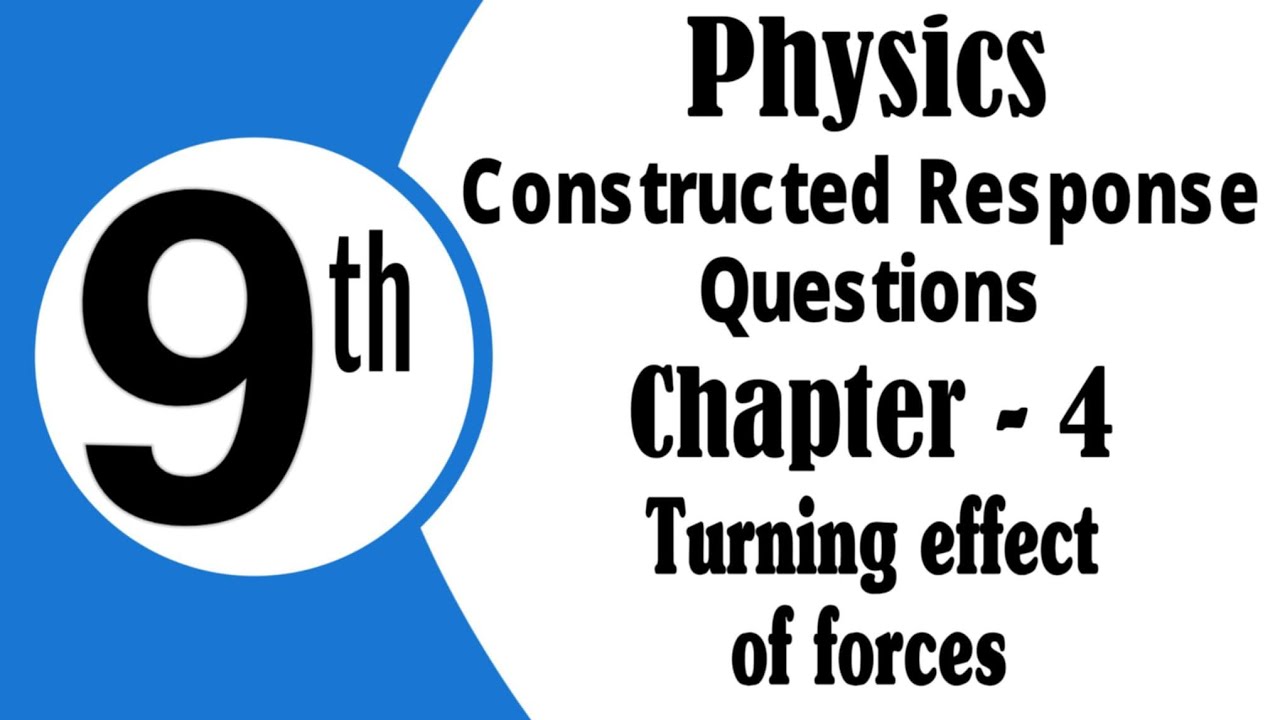 Class 9th physics | Chapter 4 | Turning effect of forces | Constructed ...
