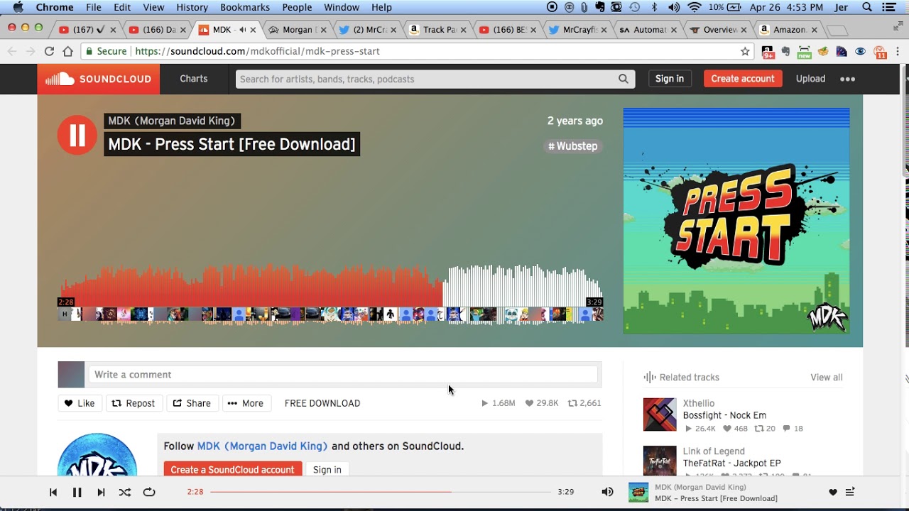 DANTDM'S theme song intro PRESS START!!! - YouTube