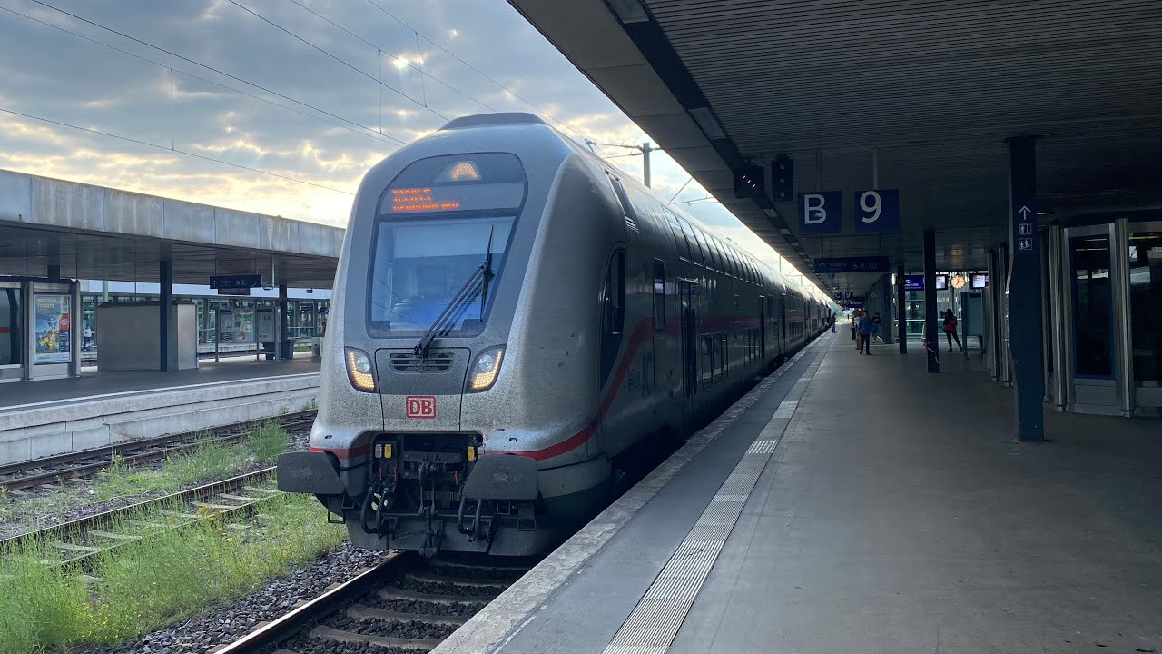 IC2045 IC2 with BR146 to Dresden Hbf departures from Hannover Hbf - YouTube