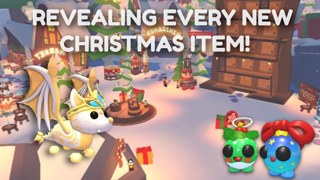 Revealing EVERY NEW ITEM coming to the Christmas event in Adopt me ...
