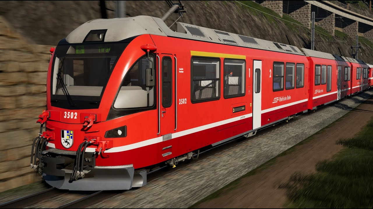 Train Sim World 4: Bernina Line Route Learning Poschavio to Tirano ...