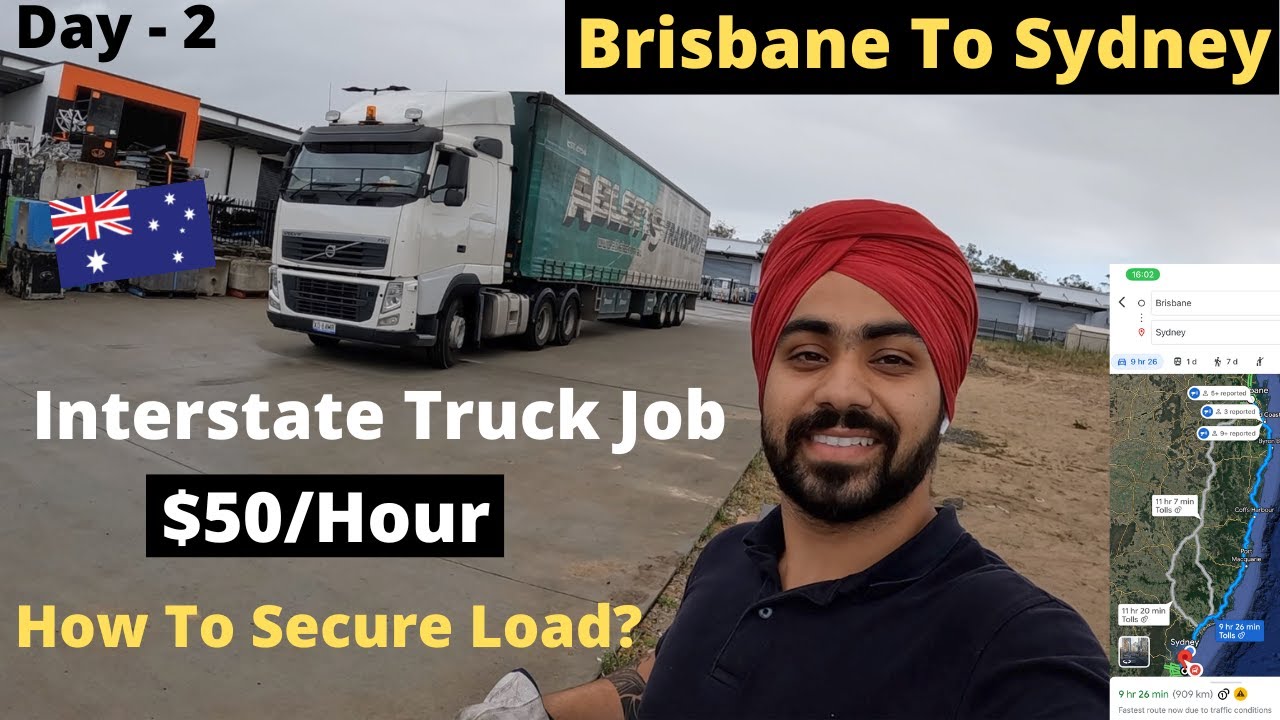 Trucking In Australia | Brisbane To Sydney | Day 2 | Things To Know ...