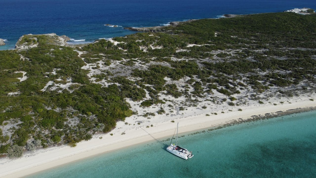 Big Farmers Cay - Bahamas Aerial VIew - YouTube