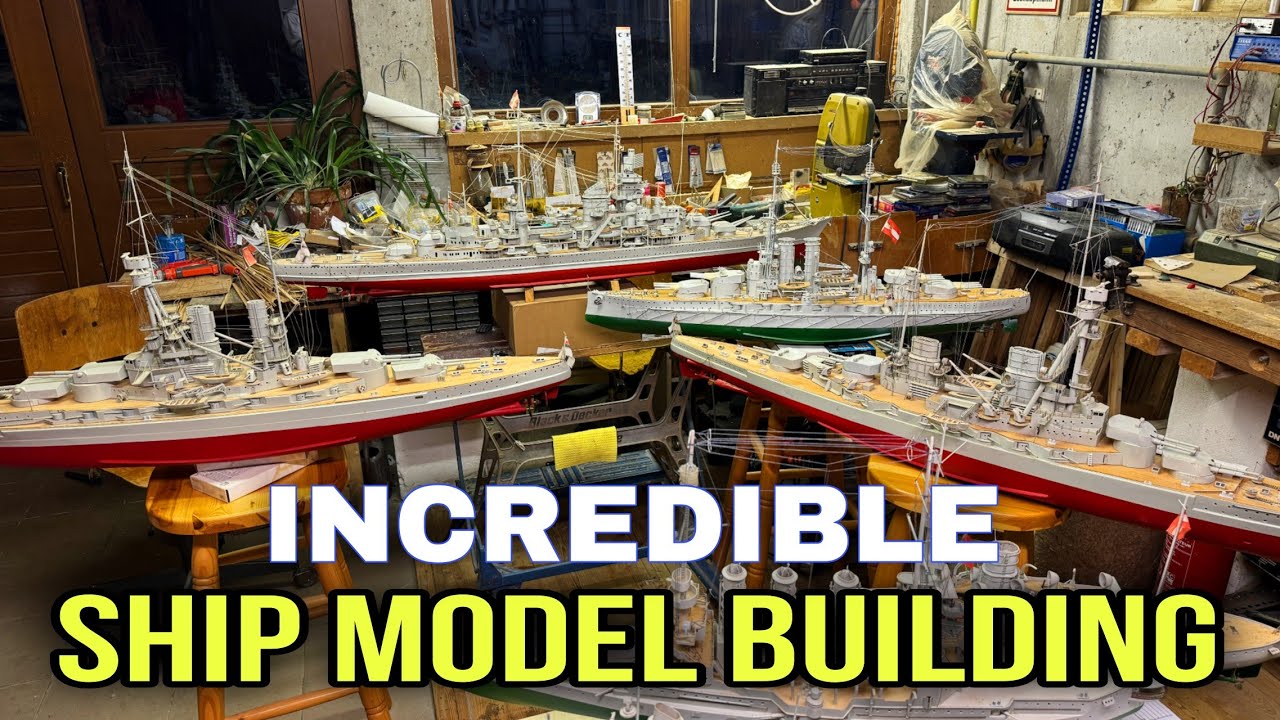 Incredible Warship Model || Ship Model Maker Galery - YouTube