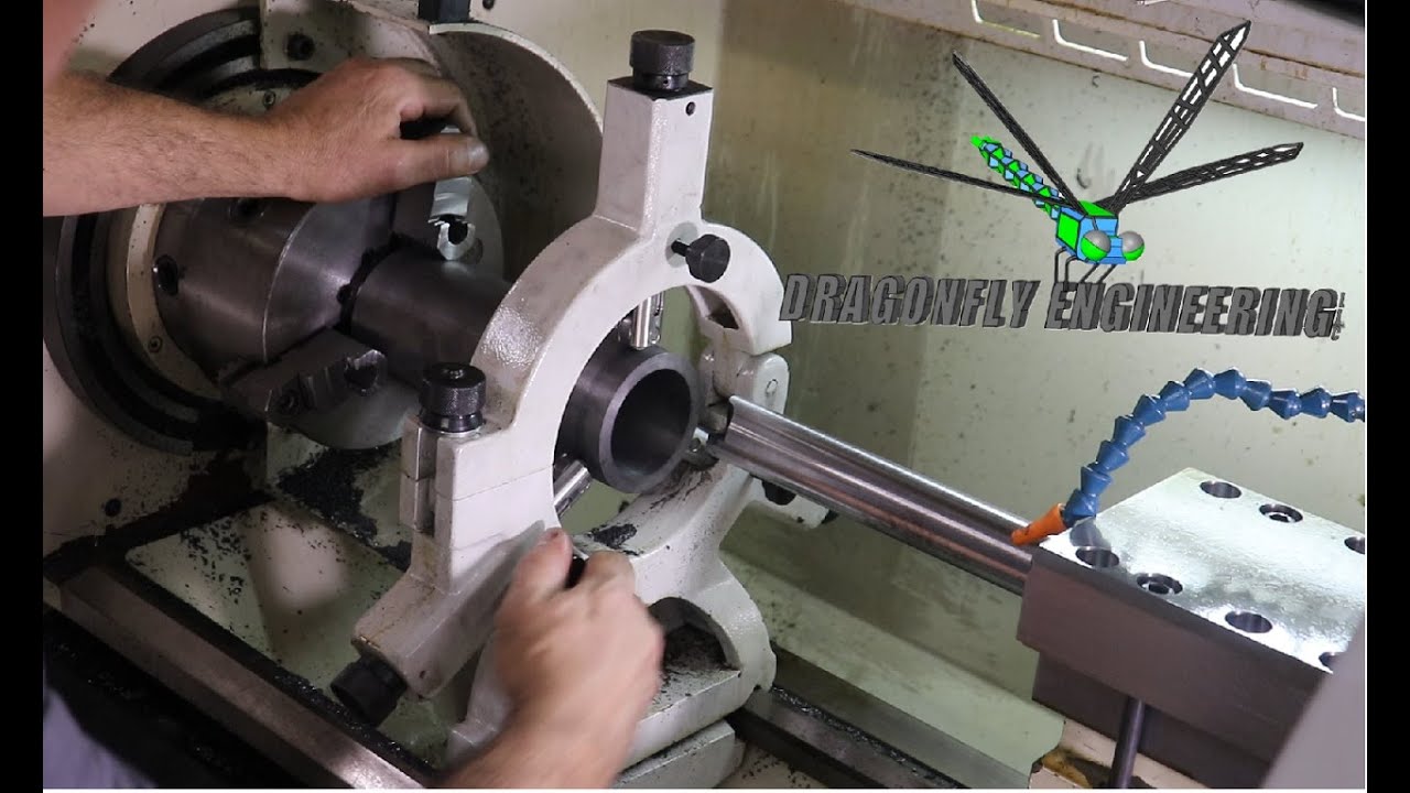 Stoker Steam Engine Valve Sleeve lathe turn - YouTube