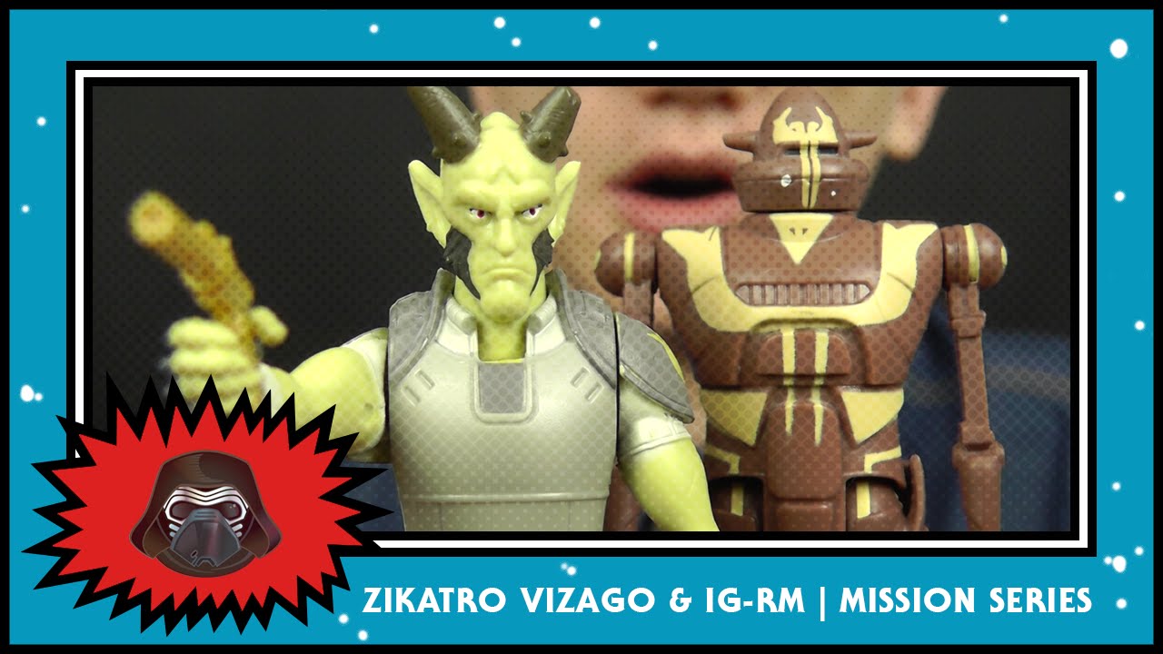 Cikatro Vizago & IG-RM | Star Wars: Rebels Mission Series 2-Pack | HD ...
