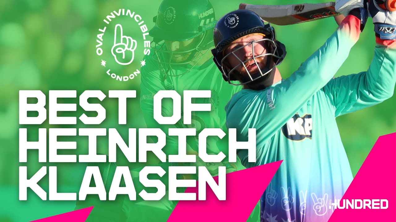 🏏 Brilliance With The Bat! | Best of Heinrich Klaasen in The Hundred ...