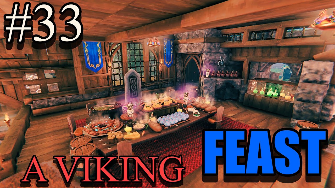 VALHEIM-EP.33 Longplay: Premium Dining Room Buffet - YouTube